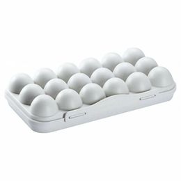 Northix - Eierhalter, Kühlschrankaufbewahrung - Weiß