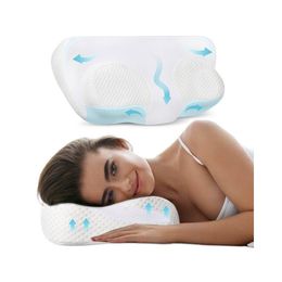 Kopfkissen Orthopädisches Kissen Ergonomisches Nackenstützkissen aus Memory Foam