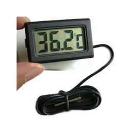 Meditrade GmbH Digitales Lcd-Thermometer Mit Sonde Zur Messung Der Innen- Und Aussentemperatur