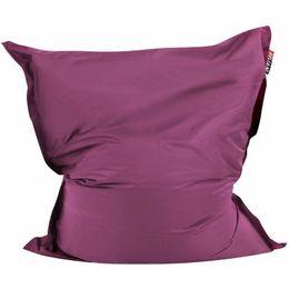 Beliani Sitzsack Violett Lila 140 x 180 cm Indoor Outdoor Stark wasserabweisender Langfristige Volumenstabilität Leicht Gewicht - Violett