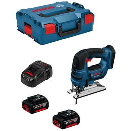 Stichsäge Bosch gst 18 v-li b (2 x 5,0 Ah + GAL1880CV + L-Boxx 136)