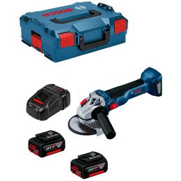 Bosch - Winkelschleifer gws 18V-10 (2 x 5,0 Ah + GAL1880CV + L-Boxx 136)