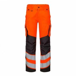 Warnschutzhose Safety Light Damen 2543-319-1079 Gr. 34 orange/anthrazit grau - Engel