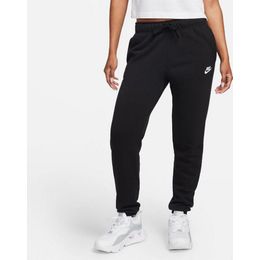 Nike Jogginghose W NSW CLUB FLC MR PANT STD BLACK/WHITE