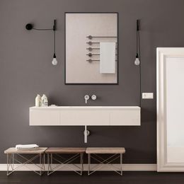 Spiegel Zum Aufhängen Wandspiegel Dekorativer Badspiegel Flur Modern Rund Typ 5, 60x80cm - Paco Home