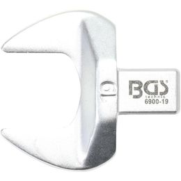 BGS-technic Einsteck-Maulschlüssel 19 mm Aufnahme 9 x 12 mm