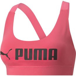Puma Sport-BH Mid Impact Puma Fit Bra SUNSET PINK