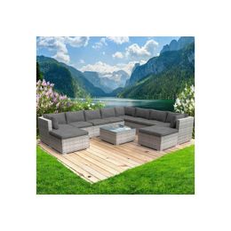 Brast Gartenlounge-Set Freedom für 9 Personen inkl. extra Dicke Kissen