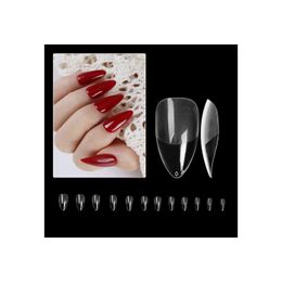 MAGICSHE Nageldesign Zubehör Kunstfingernägel transparent Nägel Set 120 Stück