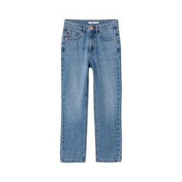 name it Straight-Jeans NKFROSE HW STRAIGHT JEANS 9222-BE NOOS aus Baumwolle mit High Waist und Regular Fit