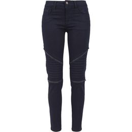 Urban Classics Skinny-fit-Jeans Stretch Damen Bikerhose mit Stretch