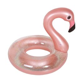 CoolBlauza Schwimmreifen Warenhandel Wasser Schwimmring Schwimmreifen (zum Baden Plantschen SpielenTier Kopf Verschiedene Motive (Flamingo)