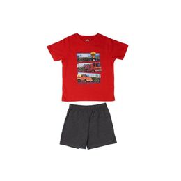 United Labels® Schlafanzug Feuerwehrmann Sam Schlafanzug für Jungen Kinder Pyjama Set