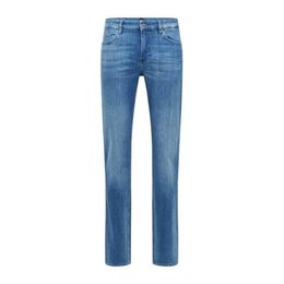 BOSS 5-Pocket-Jeans Slim-Fit Jeans aus italienischem Denim mit Kaschmir-Haptik