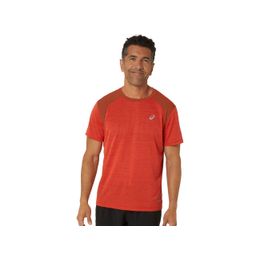 asics Laufshirt asics Road SS Top Herren True Red Spice Latte S