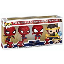 Funko POP - Movie - Spider Man No Way Home 4er-Pack GLOW