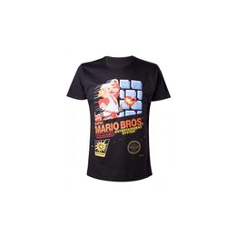 Bioworld Nintendo T-Shirt -XL- Super Mario Brother, schwarz