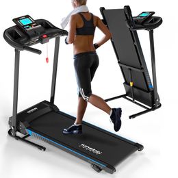 KINETIC SPORTS Laufband klappbar KST2900FX - 750 Watt leiser Elektromotor, Extra breite 40 cm Lauffläche, 16+1 Programme, Manuelle Steigung, Geh- und Lauftraining, LCD Display, 10 km/h, bis 120 kg Standard