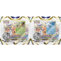 Pokemon Schwert & Schild 3-Pack Blister Strahlende Sterne (sortierter Artikel, keine Auswahlmöglichkeit)