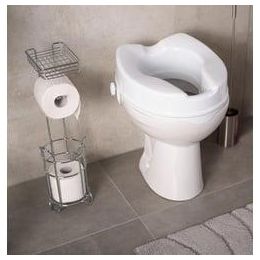 Ridder WC-Sitzerhöhung Sam ca. 10 cm, weiß, ohne Deckel, PP