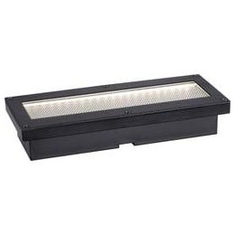 Paulmann LED Solar-Bodeneinbauleuchte Domenic schwarz 20 x 8 cm