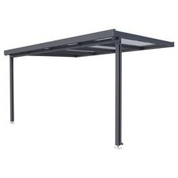 Gutta Premium Terrassendach 410,2 x 306 cm anthrazit PC bronce 16 mm