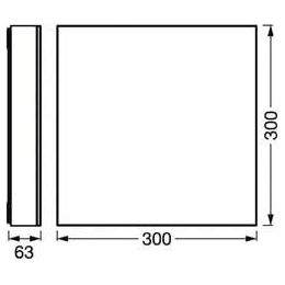 LEDVANCE LED Panel Planon Smart+WiFi weiß 30 x 30 cm