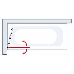 Schulte Badewannenaufsatz D1650 1-tlg. 140 x 80 cm