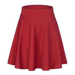 KIKI A-Linien-Kleid Mini-Weihnachtsoutfit mit rotem Rock A-Linien-Kleid