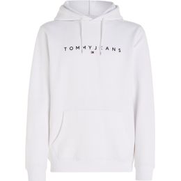 Tommy Jeans Sweatshirt, Kapuze, Logo-Print, für Herren, weiß, M