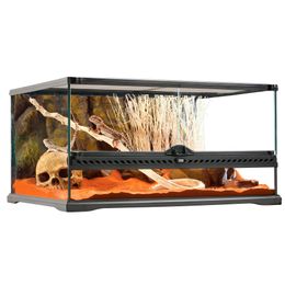 EXO TERRA Terrarium Vivarien Gr. B/H/T: 60 cm x 30 cm x 45 cm, schwarz Terrarien