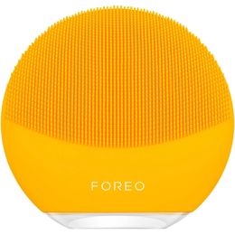 Elektrische Gesichtsreinigungsbürste Foreo "LUNA mini 3" Elektrohautpflegebürsten gelb (sunflower yellow) Drogerie