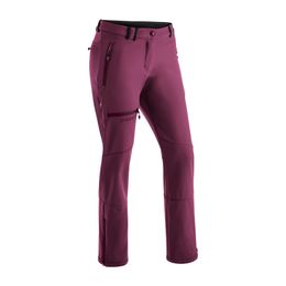 Softshellhose Maier Sports "Adakit W" Gr. 80, Langgrößen, pink (magenta) Damen Hosen Wanderhosen