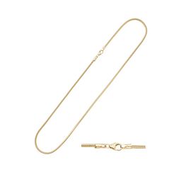 Goldkette Jobo "Schlangen-Kette" Halsketten Gr. Gelbgold 585, Länge: 42 cm, gelb (gelbgold 585> <) Damen Goldketten