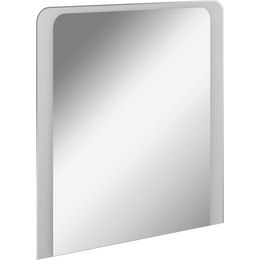 Badspiegel Fackelmann "Spiegelelement MI 80" Spiegel Gr. B/H/T: 80 cm x 80 cm x 3 cm, silberfarben (spiegel, sat) Badspiegel