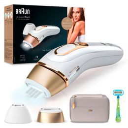 IPL-Haarentferner Braun "Braun Silk-Expert Pro 5 PL5154 IPL" goldfarben (weiß, gold) Damen IPL Haarentfernung