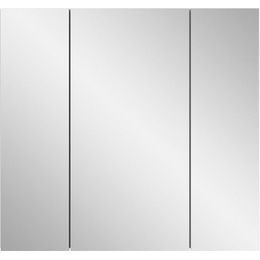 Spiegelschrank Welltime Schränke Gr. B/H/T: 82 cm x 77 cm x 18 cm, 3 St., weiß Bad-Spiegelschränke