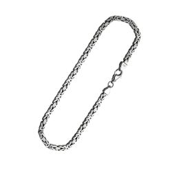 Silberkette Jobo Halsketten Gr. Silber 925 (Sterlingsilber), Länge: 50 cm, silberfarben (silber 925) Damen Königskette Königsketten