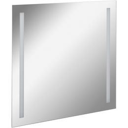 Badspiegel Fackelmann "Linear" Spiegel Gr. B/H/T: 80 cm x 75 cm x 2 cm, silberfarben Badspiegel