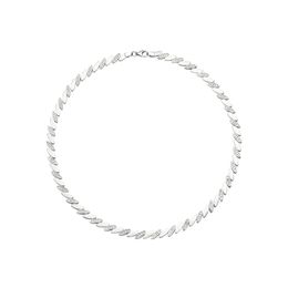 Collier Jobo Halsketten Gr. Silber 925 (Sterlingsilber), Länge: 45 cm, silberfarben (silber 925, weiß) Damen Colliers