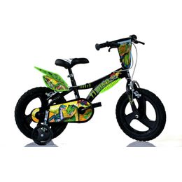 Kinderfahrrad DINO "DINOsaurier T-Rex" Fahrräder Gr. 30 cm, 16 Zoll (40,64 cm), schwarz Kinder Kinderfahrräder
