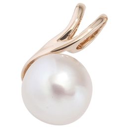Perlen-Anhänger Jobo "Anhänger mit Perle" Schmuckanhänger Gr. Roségold 585-Perlen, rosegold (roségold 585) Damen Anhänger