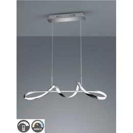 LED Pendelleuchte Trio LEUCHTEN "Perugia" Lampen Gr. Höhe: 150,0 cm, grau (chrom) LED Hängeleuchten und Pendelleuchten