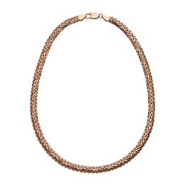 Kette ohne Anhänger Jobo Halsketten Gr. Silber 925 (Sterlingsilber), Länge: 45 cm, rosegold (roségoldfarben> <) Damen Ketten ohne Anhänger