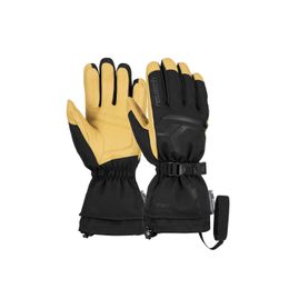 Skihandschuhe Reusch "Down Spirit GORE-TEX" Gr. 8, schwarz (schwarz, beige) Damen Handschuhe Sporthandschuhe