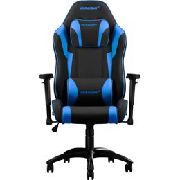 AKRacing Gaming-Stuhl "Core EXSE" Stühle Gr. 1 St., Stoffbezug-Kunstleder, Stahl, schwarz (schwarz, blau, schwarz) Gamingstühle