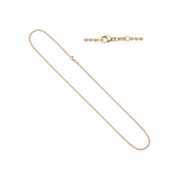 Goldkette Jobo Halsketten Gr. Roségold 585, Länge: 42 cm, rosegold (roségold 585) Damen Goldketten