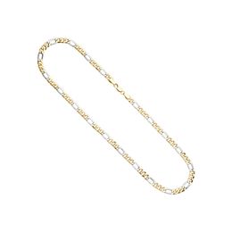 Goldkette Jobo Halsketten Gr. Gelbgold 333-Weißgold 333, Länge: 50 cm, goldfarben (gelbgold 333) Damen Goldketten