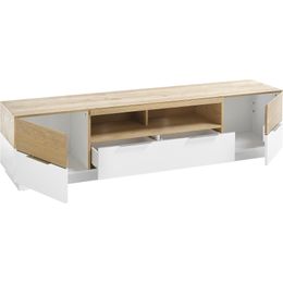 Lowboard MCA furniture "Dubai" Sideboards Gr. B/H/T: 182 cm x 46 cm x 40 cm, 1, weiß (weiß matt) Lowboards
