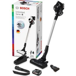 Bosch Akku-Hand-und Stielstaubsauger "Unlimited Serie 6 BLS612BLCK" Akkusauger schwarz Akkusauger